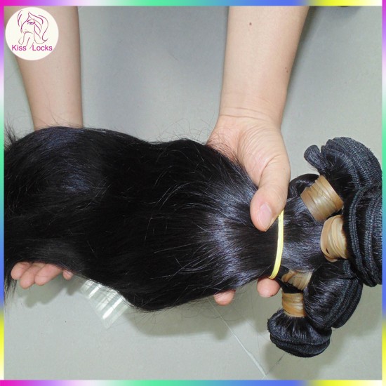 Extension Collection Wholesale 1kg=10 bundles Virgin Persian RAW Straight Hair Weaving Grade 10A ...
